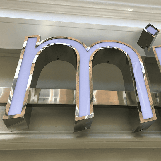 3D build up letters - G4U Signs London
